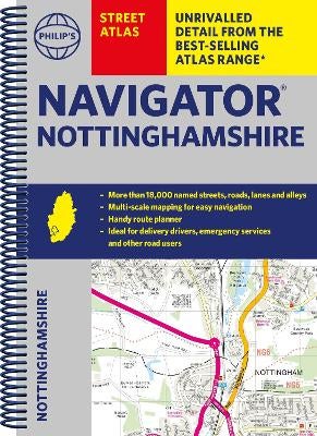 Philip's Navigator Street Atlas Nottinghamshire by Philip's Maps ...