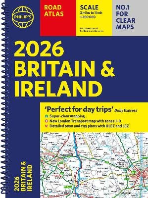 Fiction Books & Fiction Leather Bound Great Britain A-Z Road Atlas 2026 ...