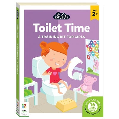 Junior Explorers Toilet Time for Girls by Hinkler Pty Ltd | Paper Plus