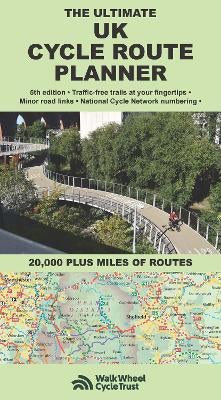 The Ultimate UK Cycle Route Planner Map by Richard Peace | Paper Plus