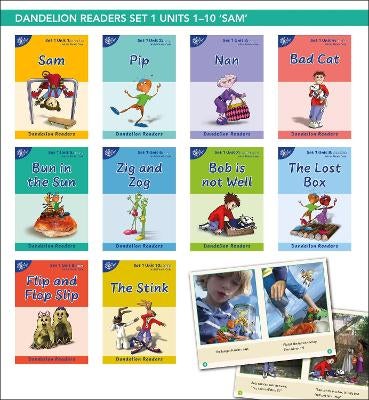 Phonic Books Dandelion Readers Set 1 Units 1-10 (Alphabet code ...