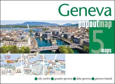 Geneva PopOut Map - pocket size, pop up, street map of Geneva by ...