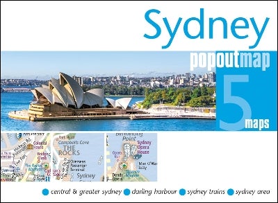 Sydney PopOut Map - pocket-size, pop up map of Sydney city centre by ...