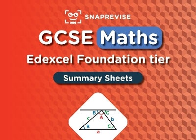 GCSE Edexcel Maths Foundation Summary Sheets by | Paper Plus
