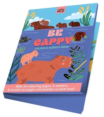 Be Cappy Colour and Scratch Book by Creative Mile | Paper Plus
