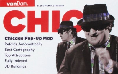 Chicago Pop-Up Map by Vandam by Stephan Van Dam | Paper Plus