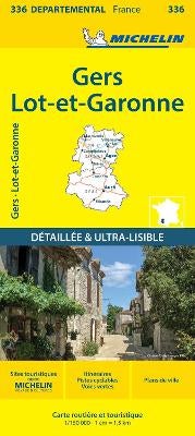Gers Lot-et-Garonne - Michelin Local Map 336 by Michelin | Paper Plus