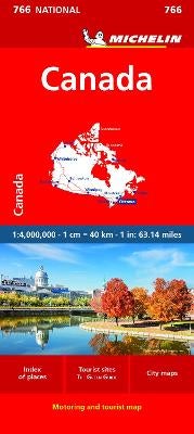 Canada - Michelin National Map 766 by Michelin | Paper Plus