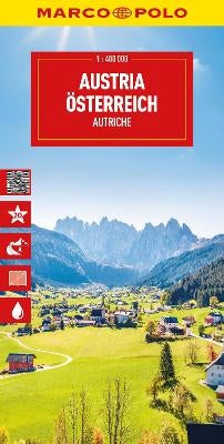Austria Marco Polo Map by Marco Polo | Paper Plus