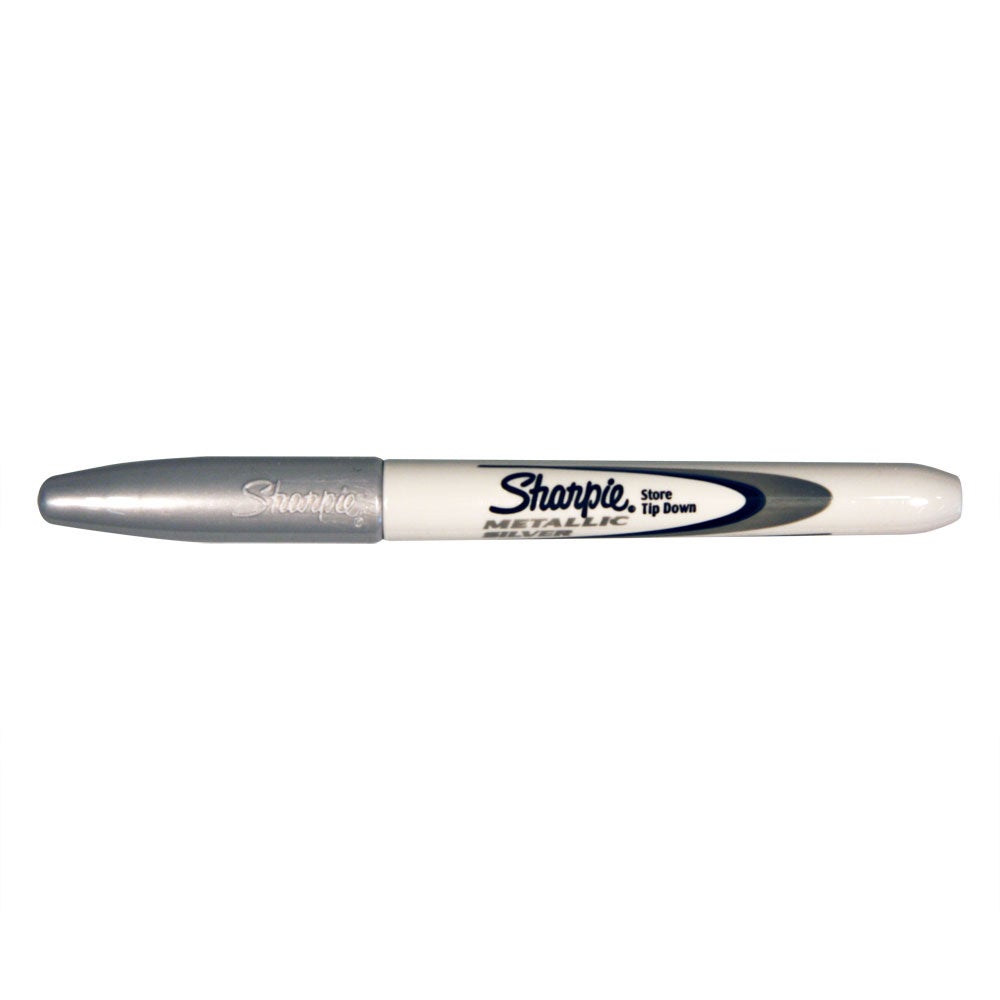 Sharpie Marker Permanent Fine Metallic Silver | Paper Plus