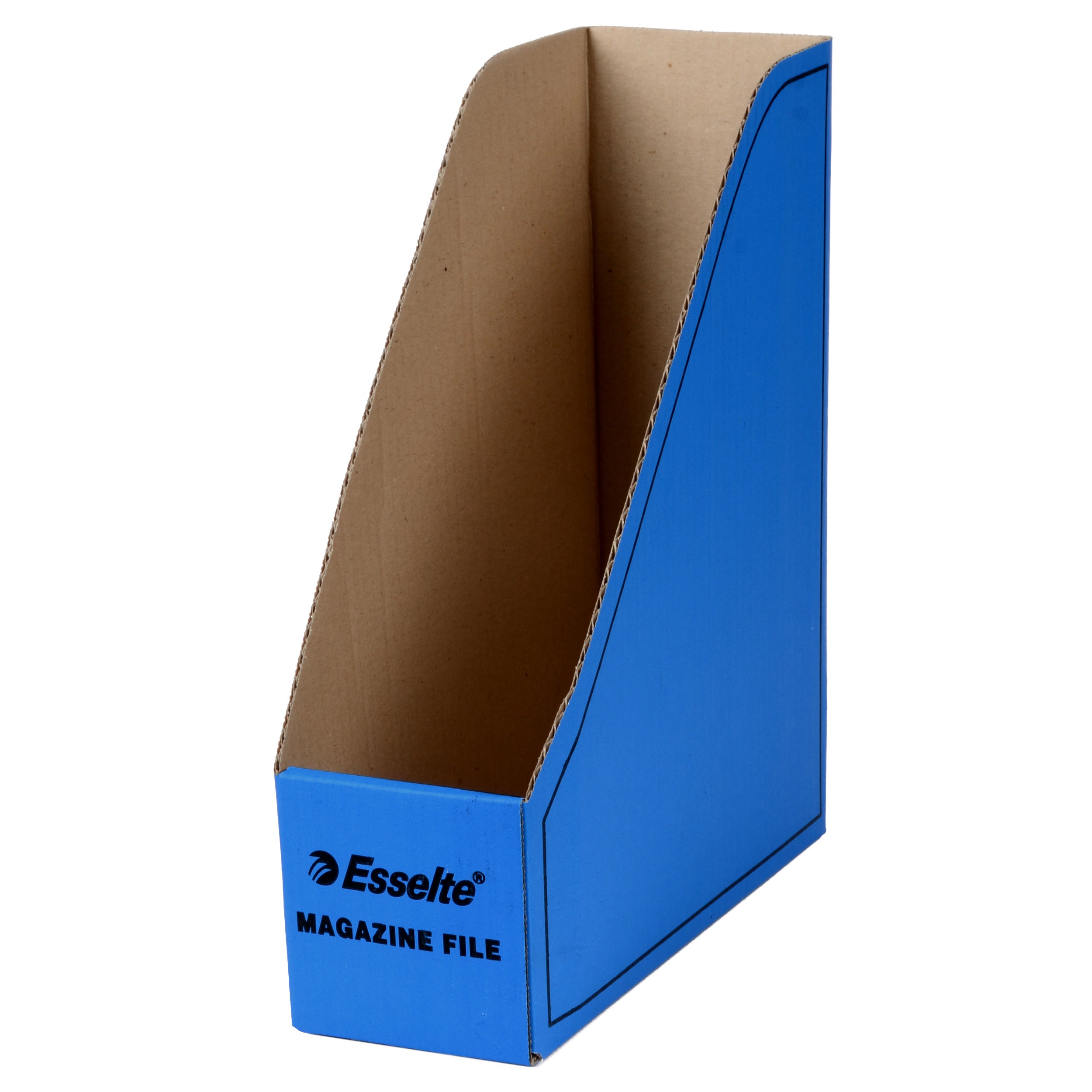 Esselte Magazine File Cardboard Blue | Paper Plus