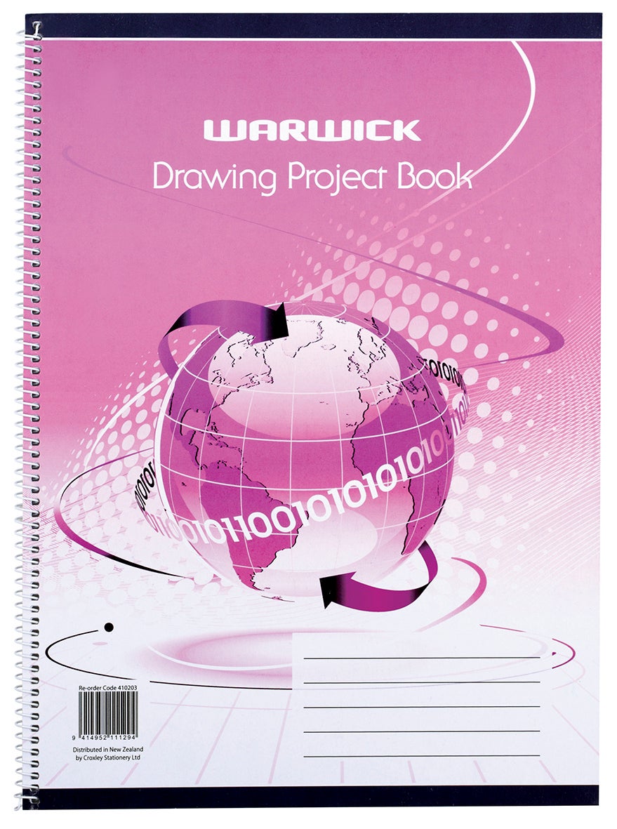 Warwick Project Book Spiral 30 Leaf 335x245mm | Paper Plus