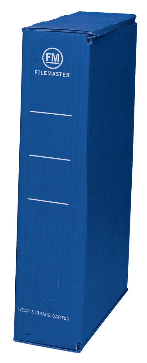 FM Storage Carton Blue Foolscap | Paper Plus
