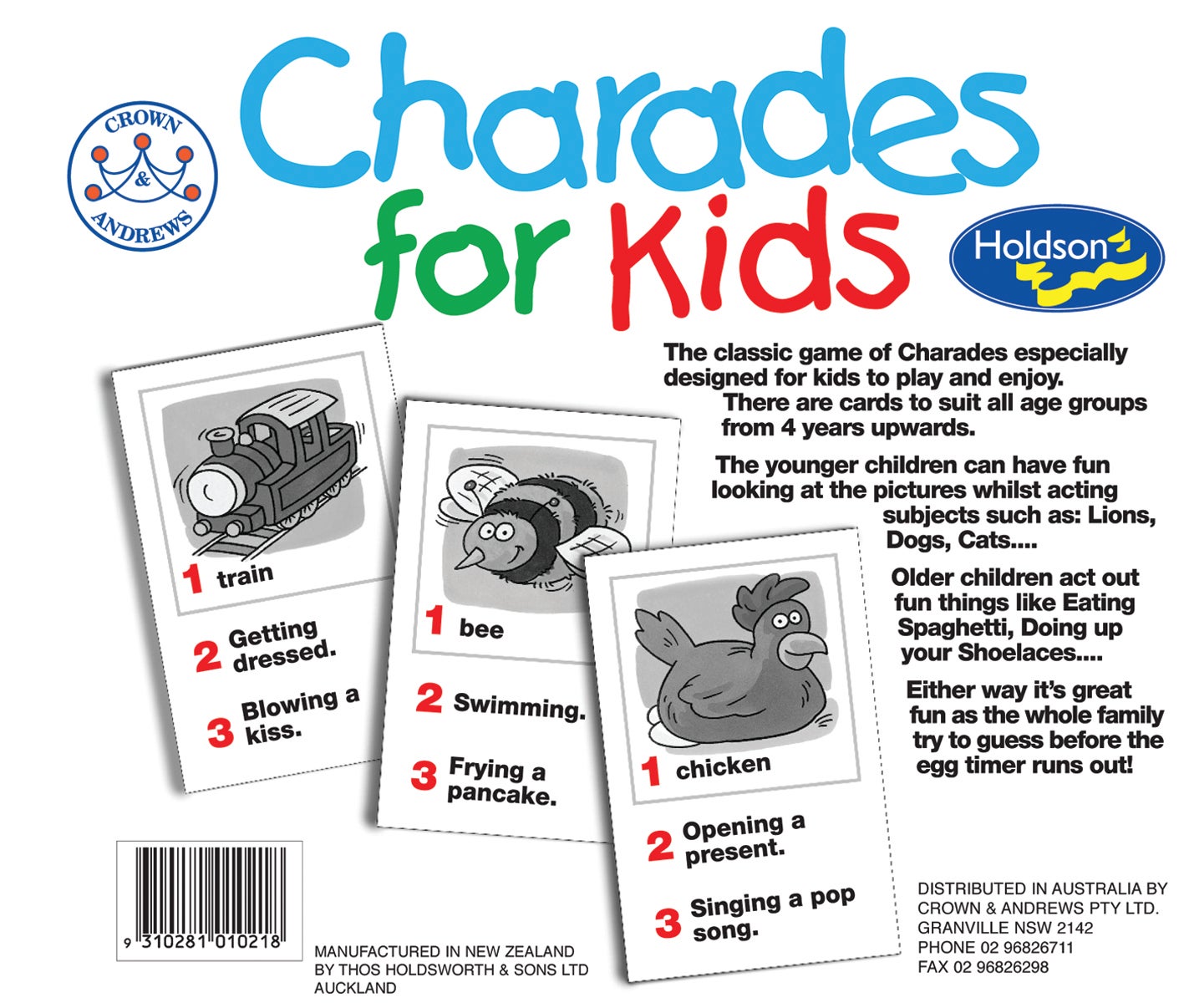 Charades For Kids Game | Paper Plus