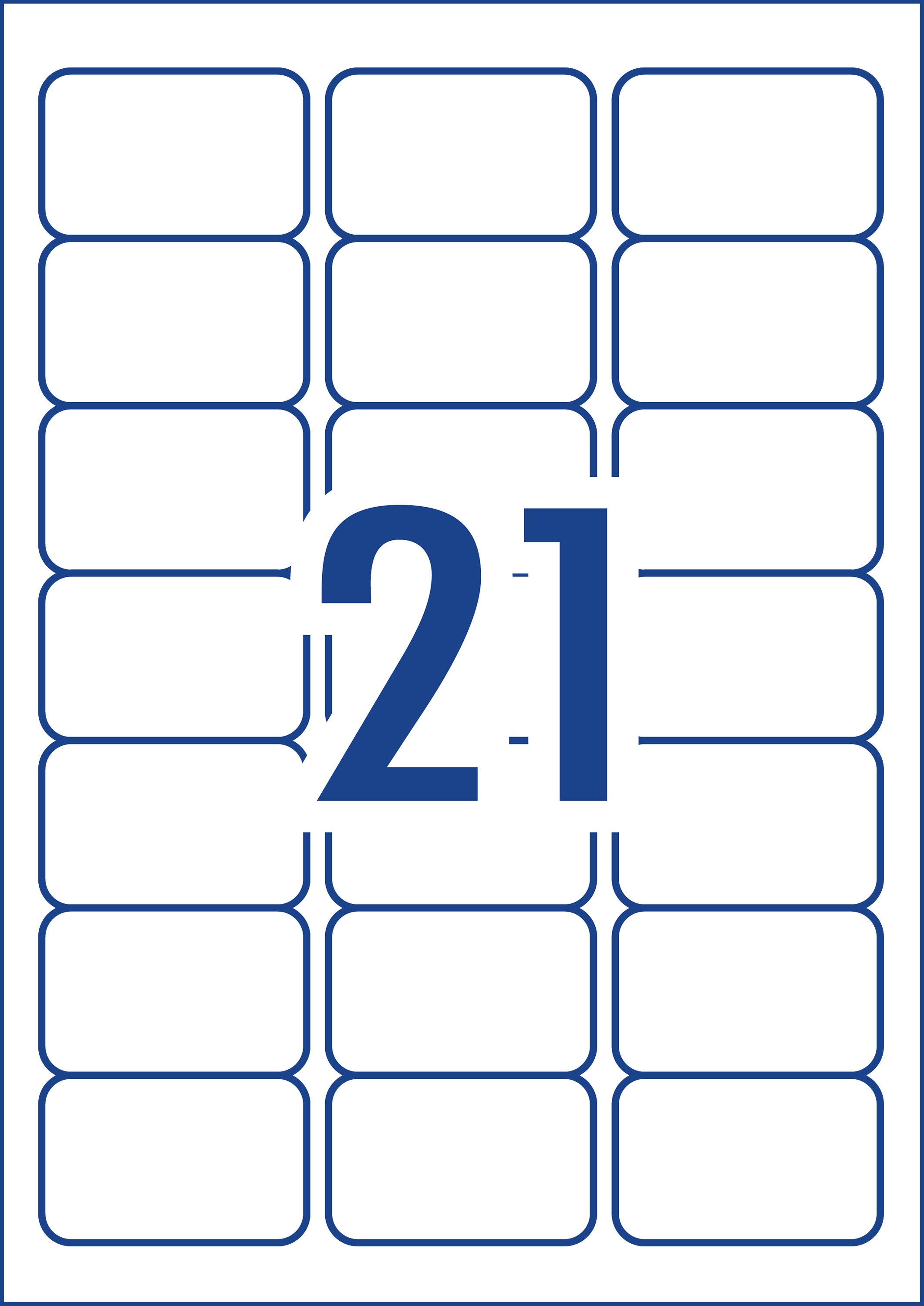 Avery Label L7160 Address Labels 20 Sheets | Paper Plus