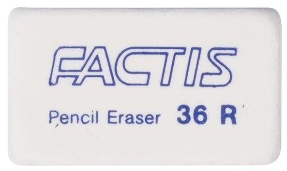 Factis Erasers 36R Soft White | Paper Plus