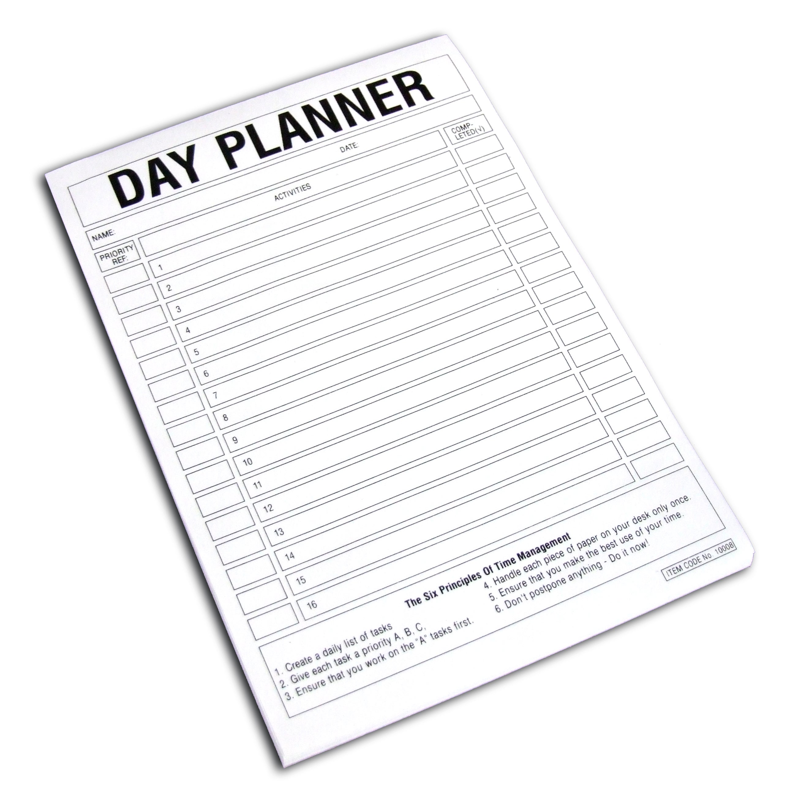 Brenex Day Planner A5 Pad 50 Pages | Paper Plus