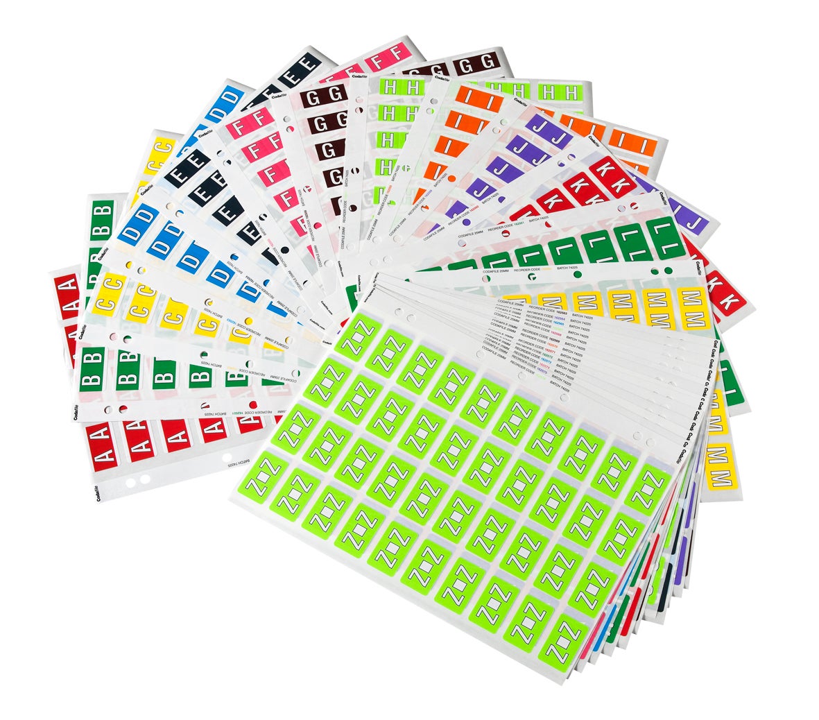 Codafile Labels A-Z 25mm | Paper Plus