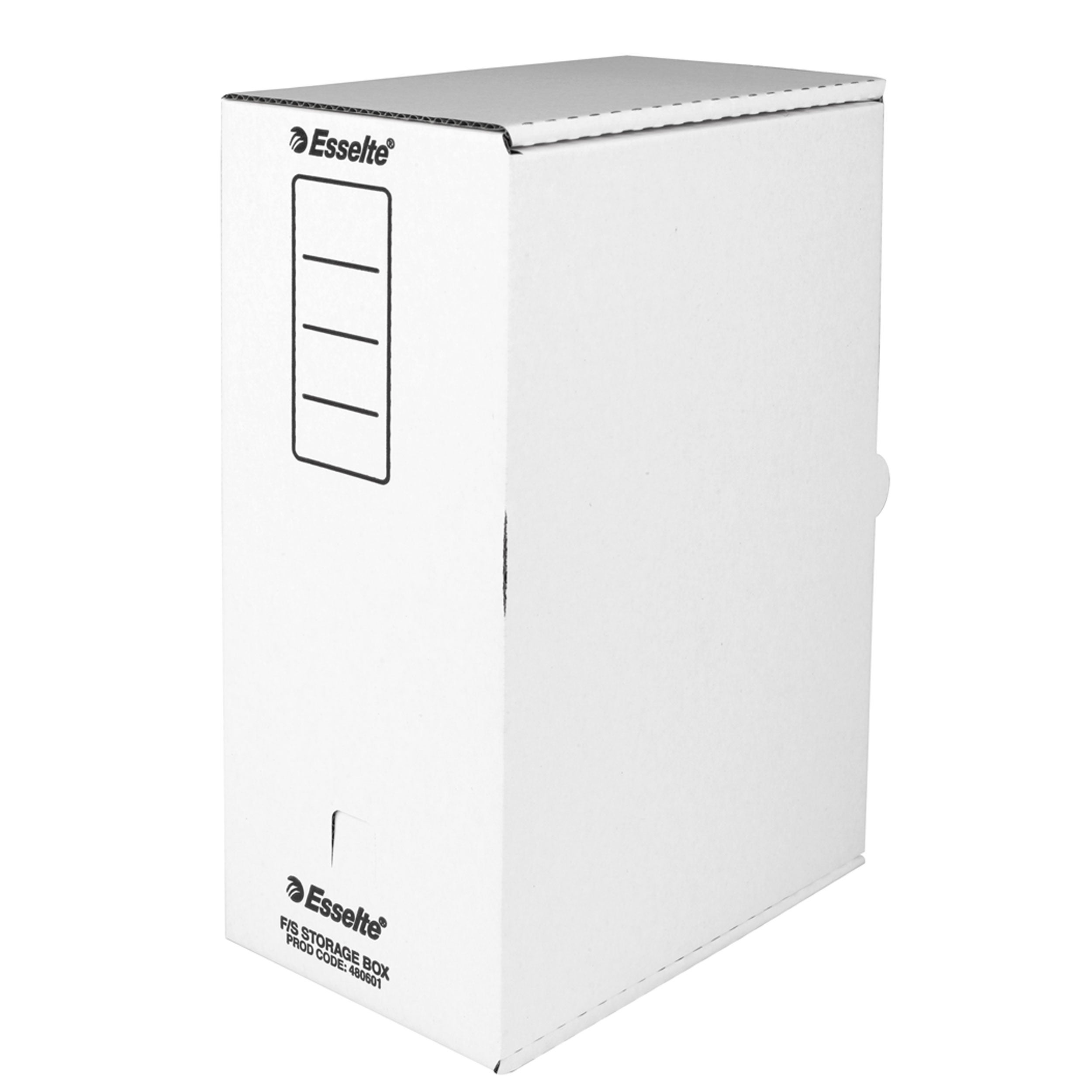 Esselte Double Storage Box Foolscap White | Paper Plus