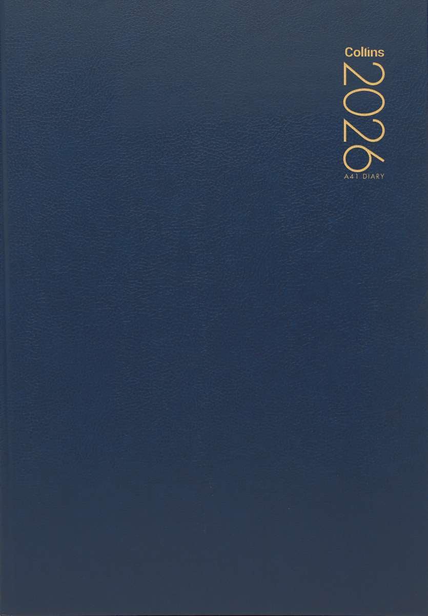 2026 Collins A41 Day to Page Navy Diary | Paper Plus