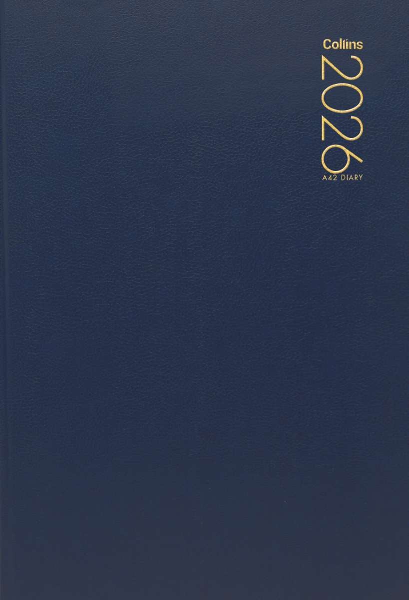 2026 Collins A42 Two Days to Page Navy Diary | Paper Plus