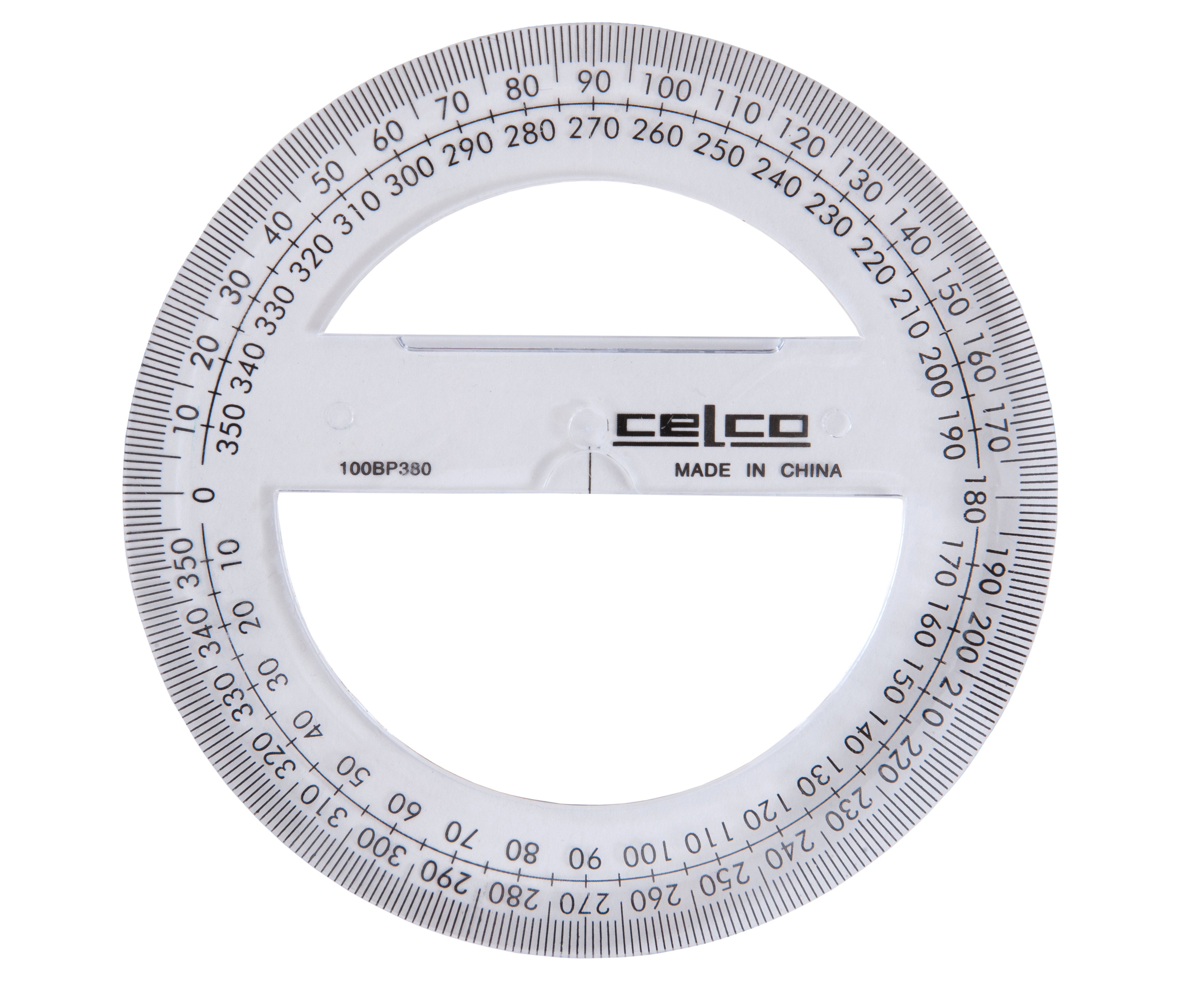 Celco Protractor 360 Degree 10cm | Paper Plus