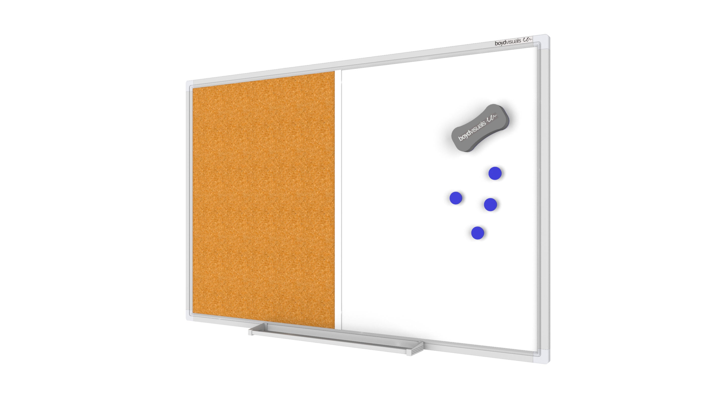 Boyd Visuals Whiteboard/Noticeboard 600x900 | Paper Plus