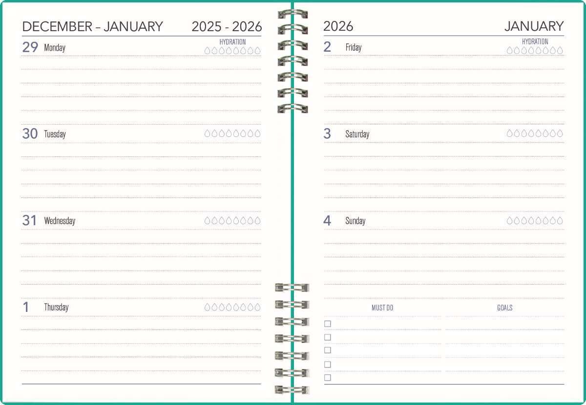 2026 Collins A53 Week to View Starburst Diary | Paper Plus