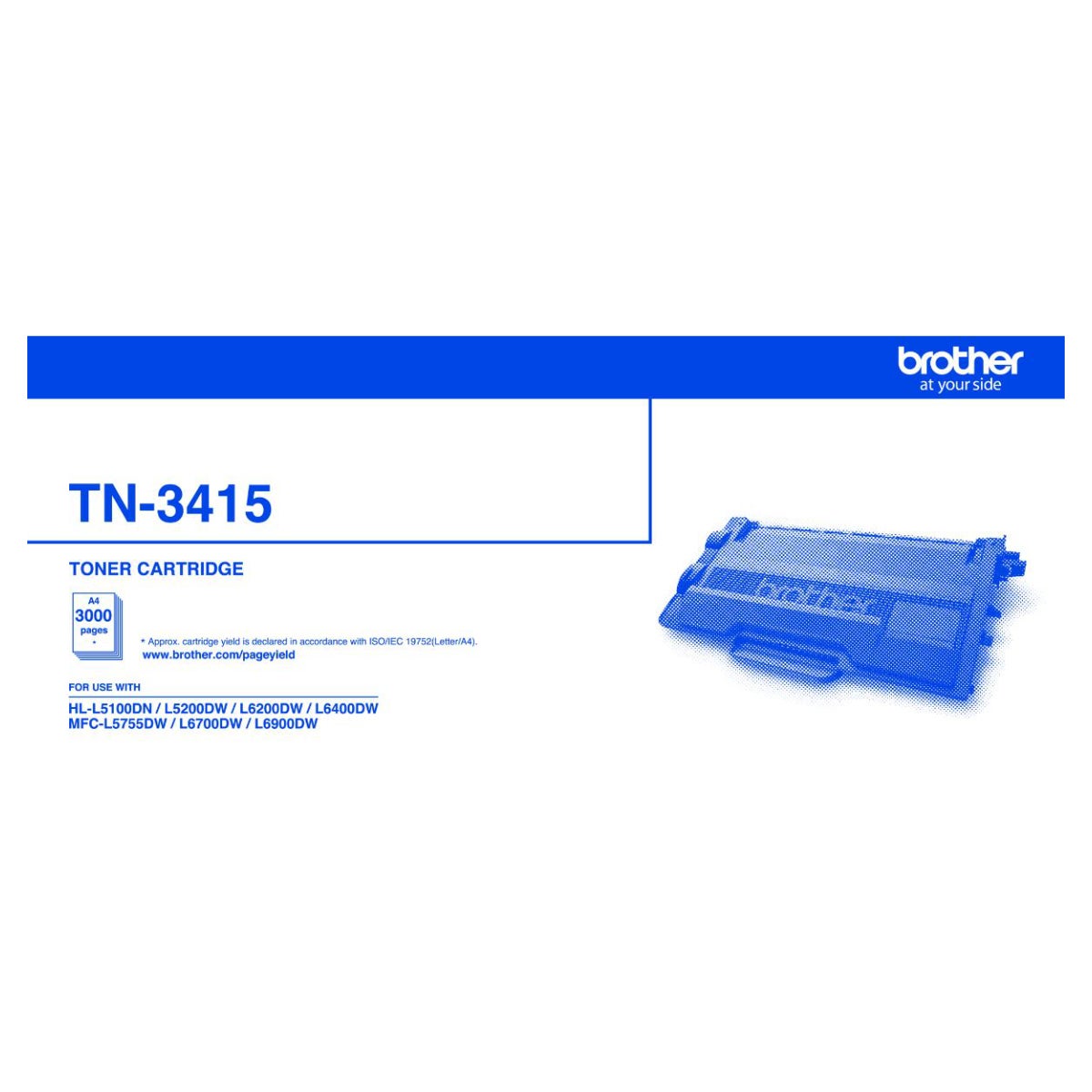 Brother Toner Cartridge TN3415 Black | Paper Plus