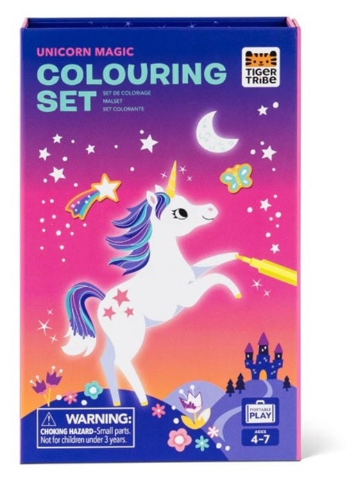 Tiger Tribe Colouring Set Unicorn Magic | Paper Plus