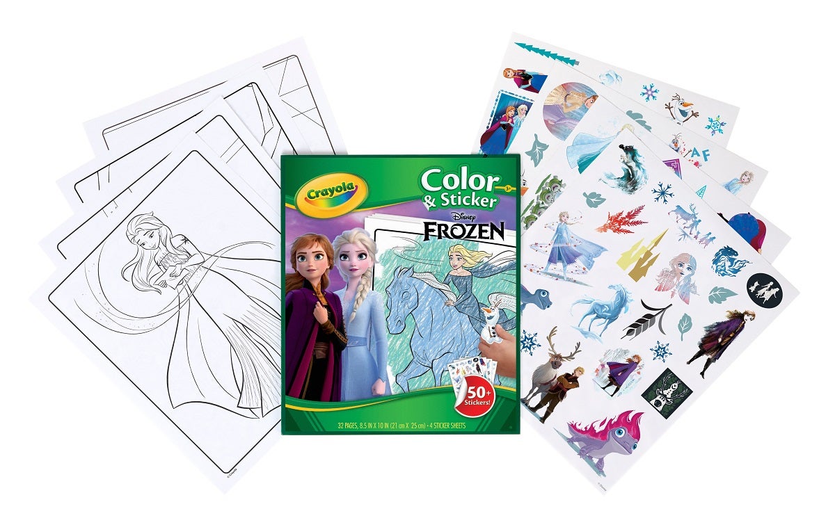 Crayola Colour & Sticker Frozen II | Paper Plus