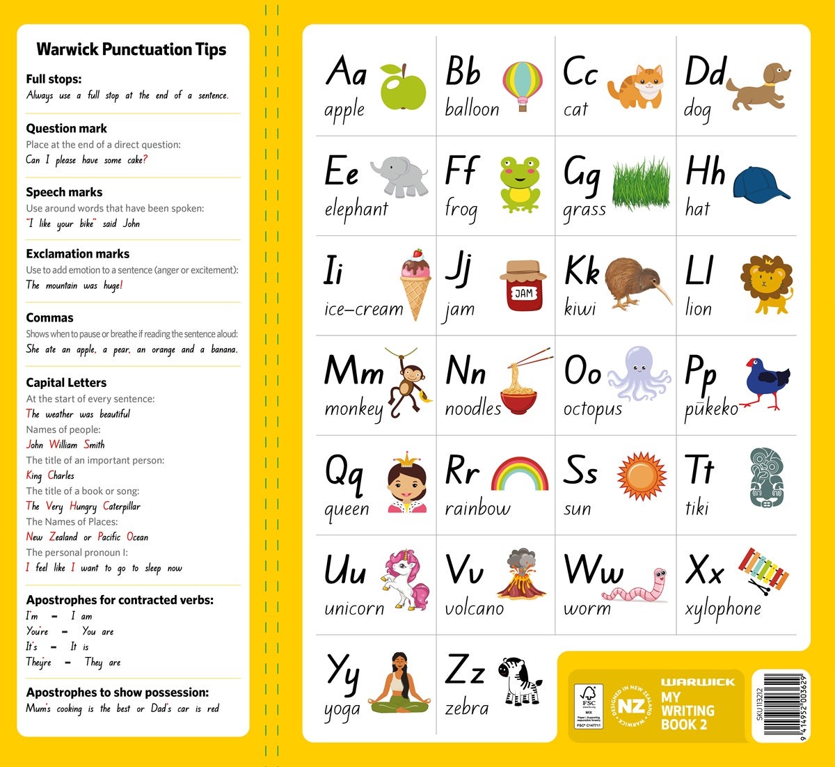 Warwick My Writing Book 2 12mm Ruled | Paper Plus
