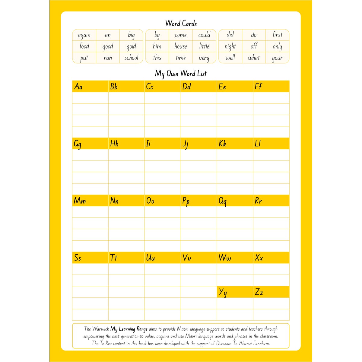 Warwick My Writing Book 3 Ruled 64 Page | Paper Plus