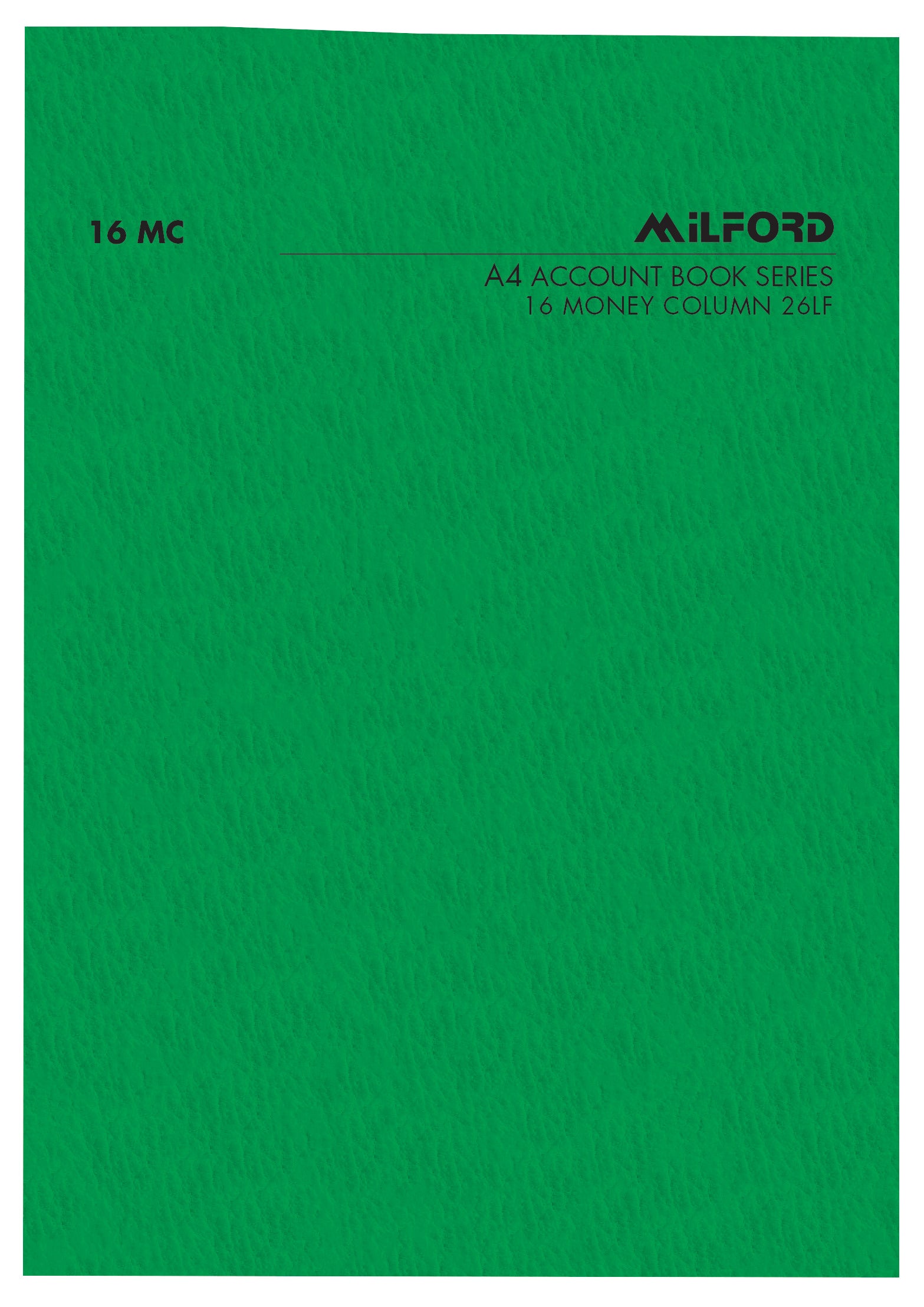 Milford A4 16 Money Column 26 Leaf Limp Analysis Book | Paper Plus