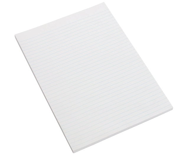 Marbig Office Writing Pad Ruled A4 100 Leaf | Paper Plus
