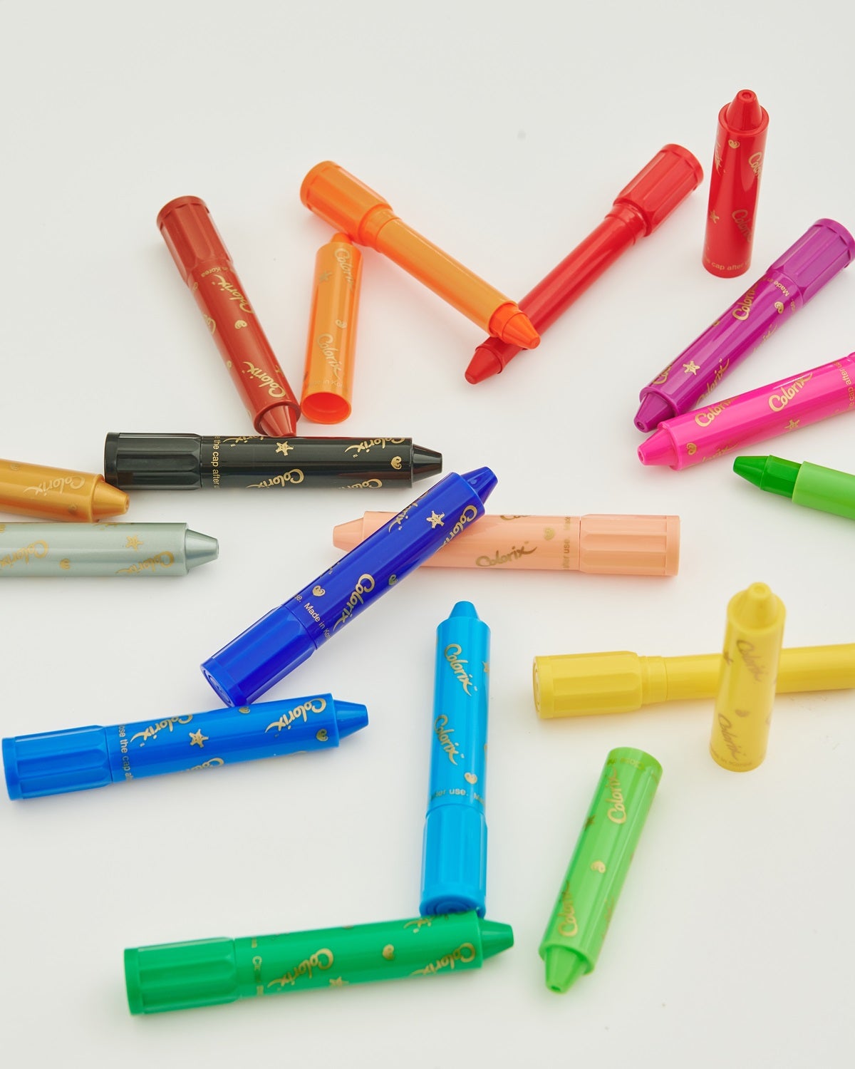 Amos Colorix Silky Crayon Classic Colours, 12 Pack | Paper Plus