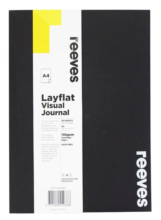 Reeves Layflat A4 Visual Journal | Paper Plus