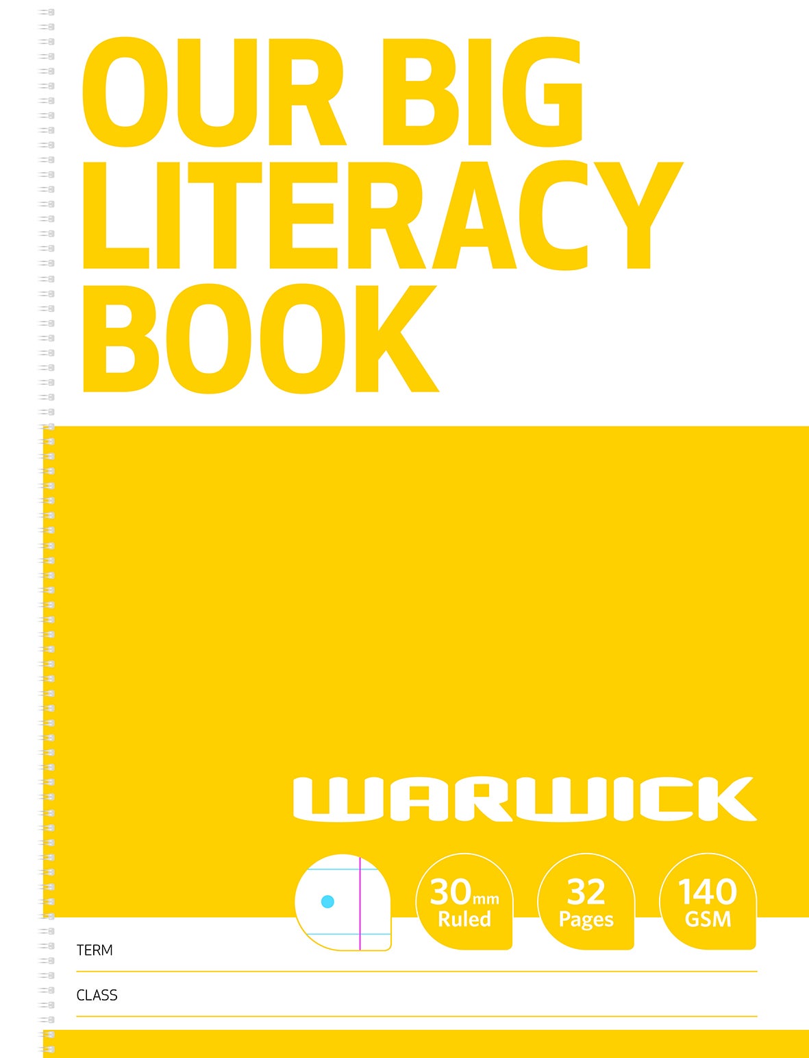 Warwick Our Big Writing Modelling Book 2 Half & Full Ruled Alternating ...