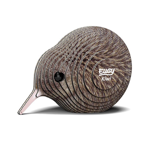 Eugy: Kiwi #001 - 3D Cardboard Model | Paper Plus