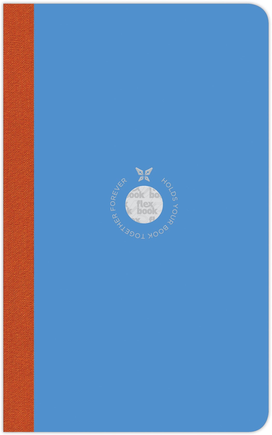 Flexbook Smartbook A5 Medium Ruled Notebook, Blue/Orange | Paper Plus