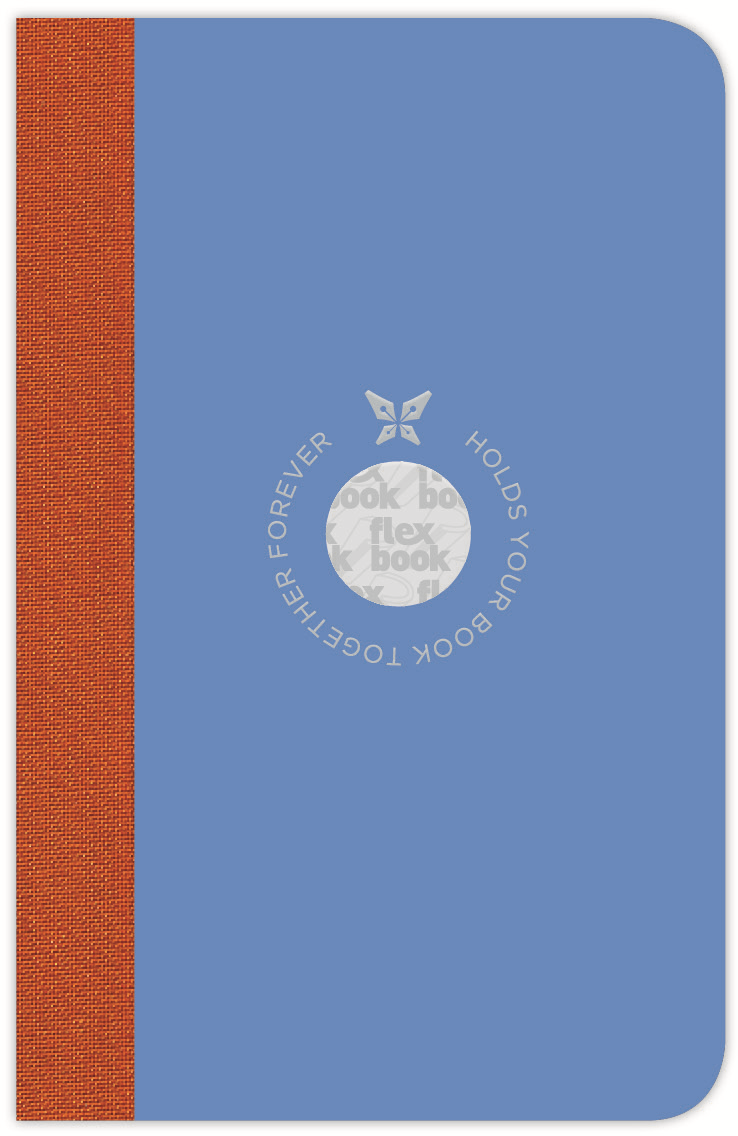 Flexbook Smartbook Notebook Pocket Ruled Blue/Orange | Paper Plus