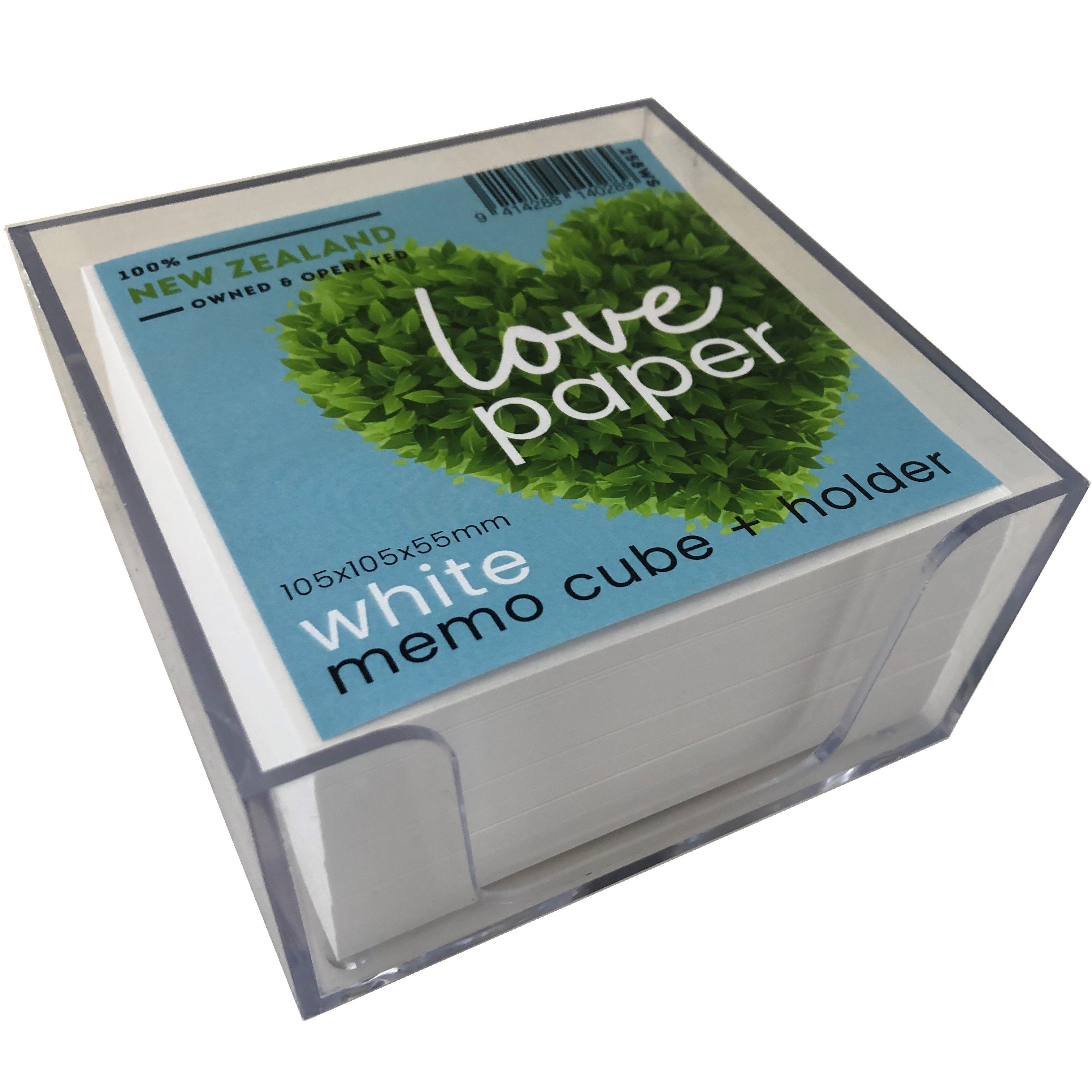 Memo Cube Small Complete White | Paper Plus