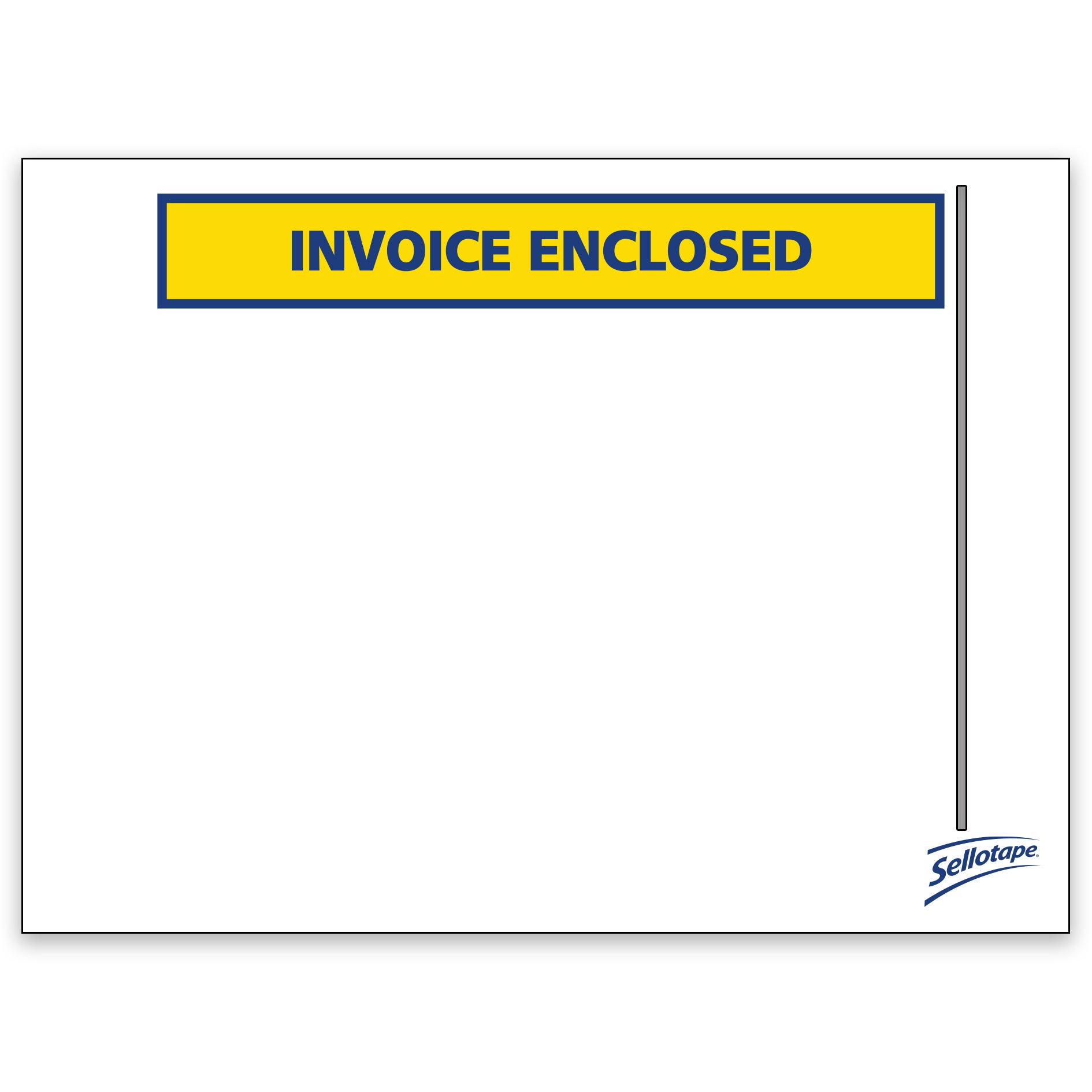 Sellotape Labelopes Invoice Enclosed Pack 100 | Paper Plus