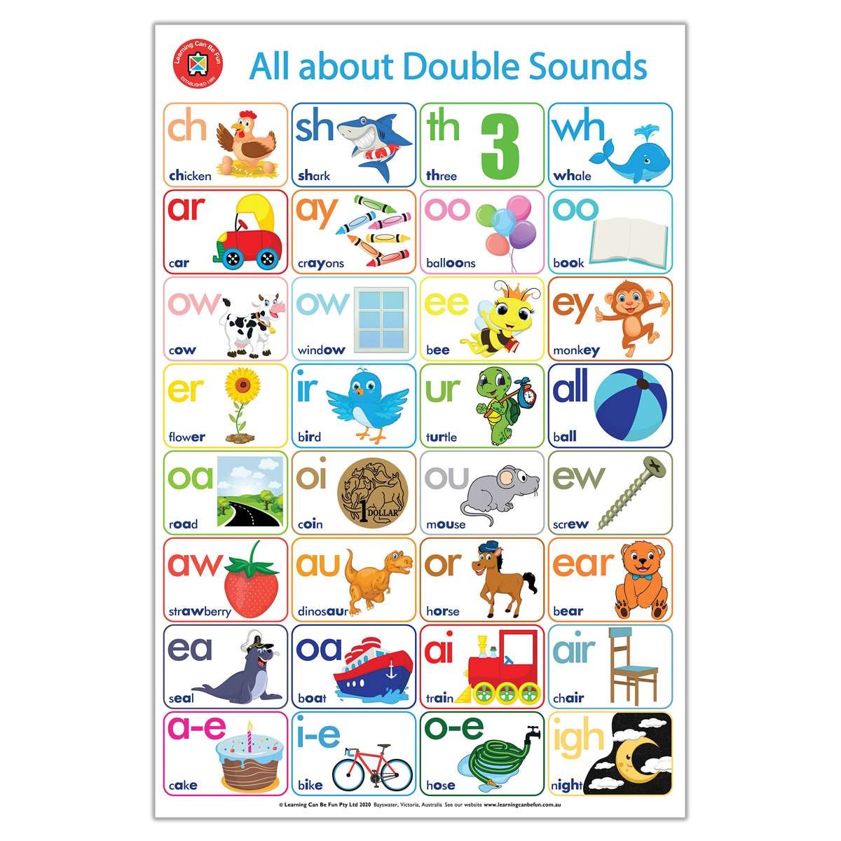 Learning Can Be Fun All About Literacy Poster Box Set | Paper Plus