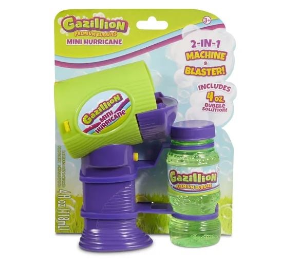 Gazillion Mini Hurricane Bubble Machine | Paper Plus