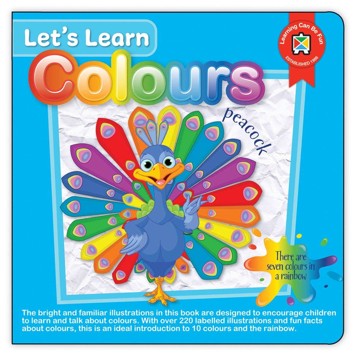 Learning Can Be Fun Let's Learn Colours Board Book by | Paper Plus