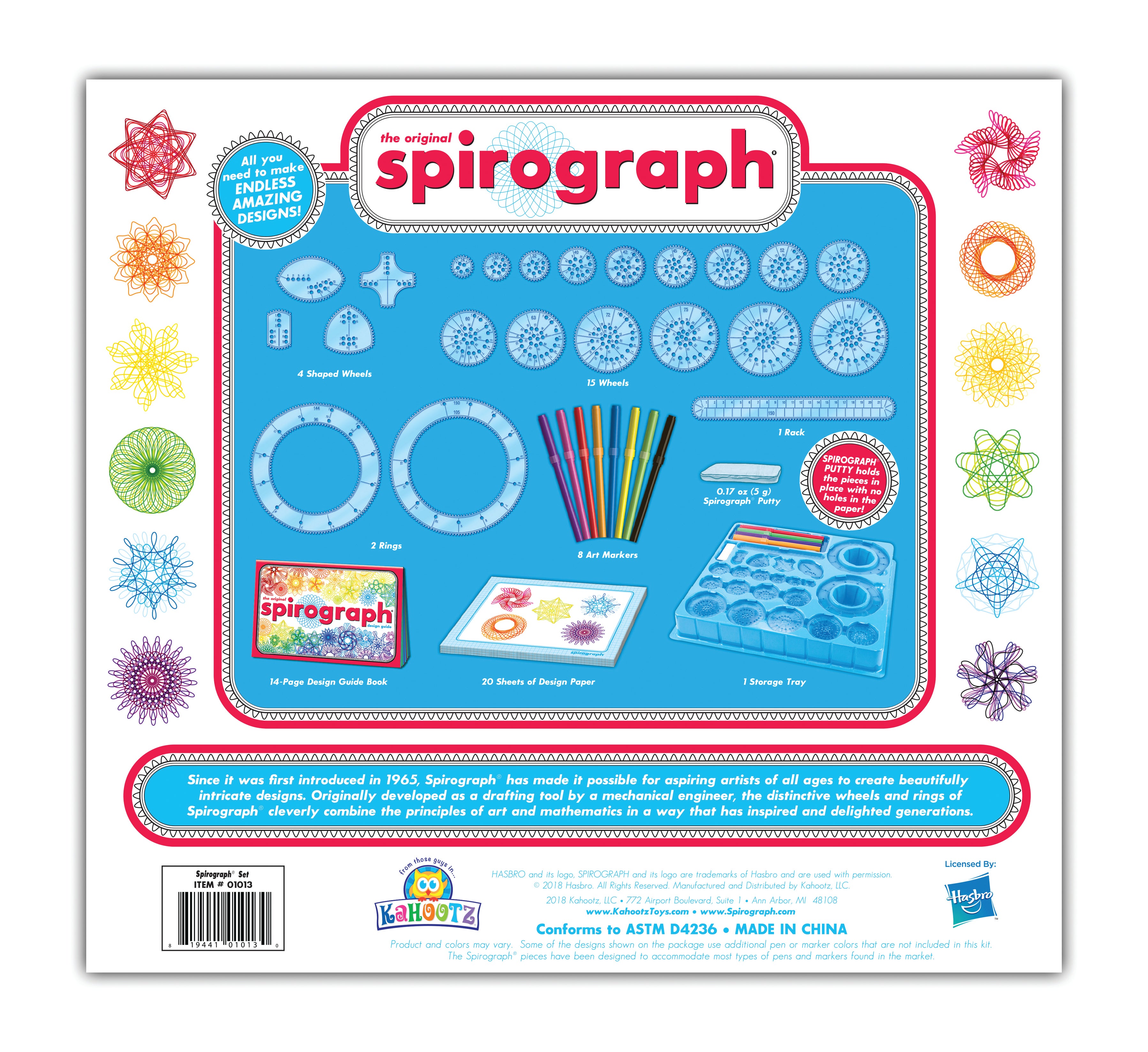 Spirograph Kit With Markers | Paper Plus