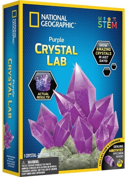 National Geographic: Purple Crystal Growing Kit | Paper Plus