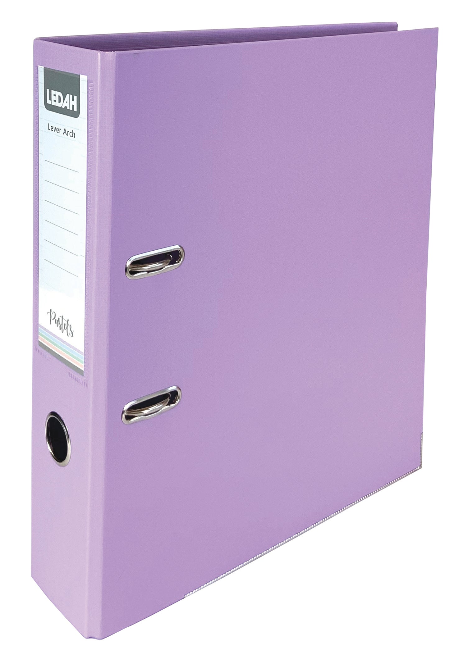 Ledah Pastels Purple A4 Lever Arch | Paper Plus
