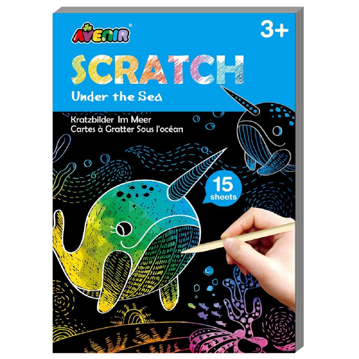 Avenir Scratch Mini Book Under the Sea | Paper Plus